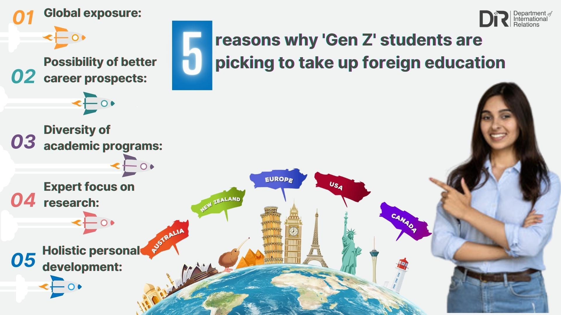 5 reasons why 'Gen Z' students are picking to take up foreign education ...